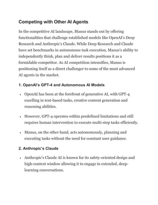 China’s newest AI model Manus is dividing opinion over DeepSeek ...