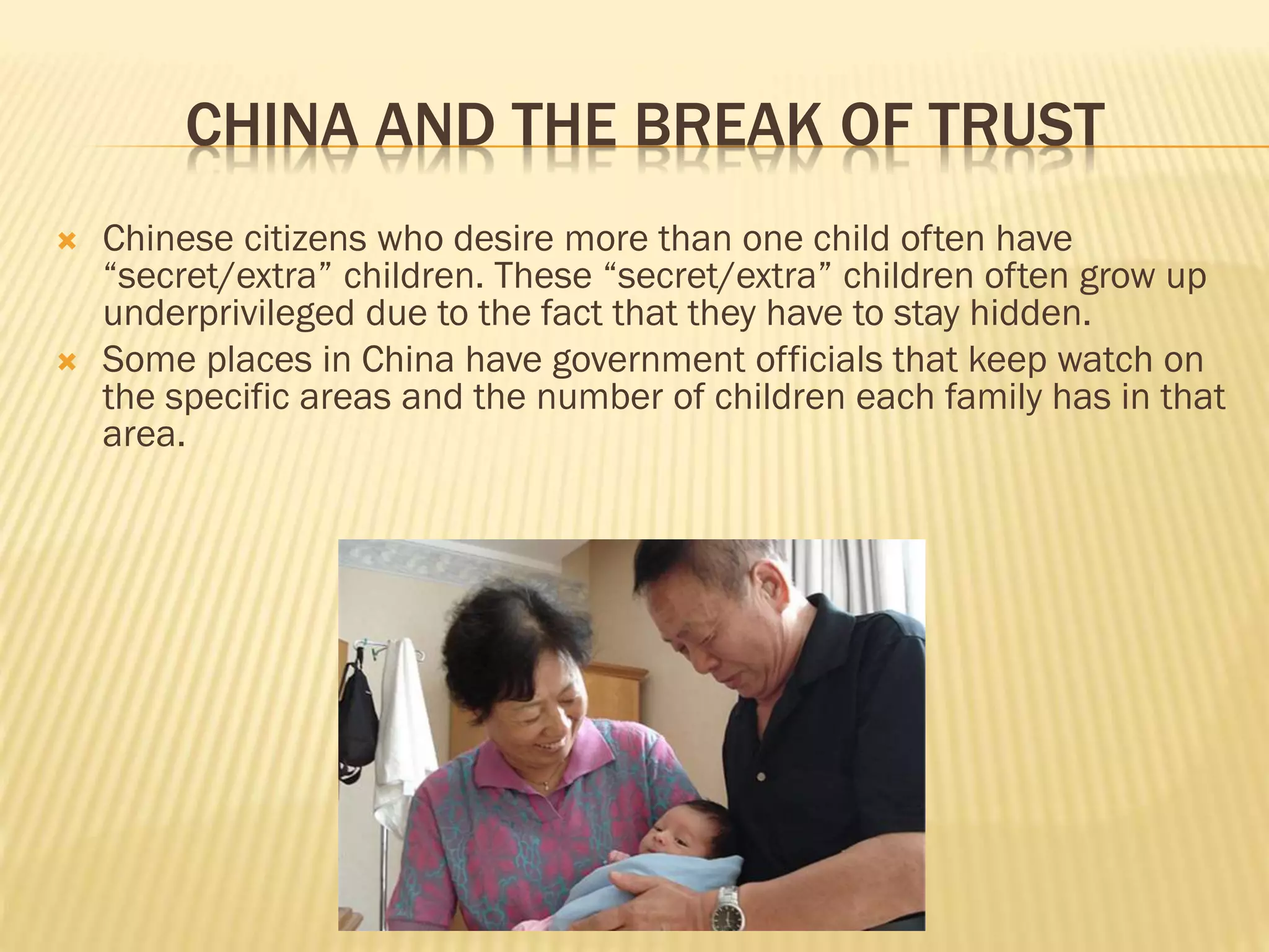 China’s one child policy | PPTX