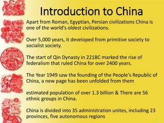 China's role in global economy | PPTX