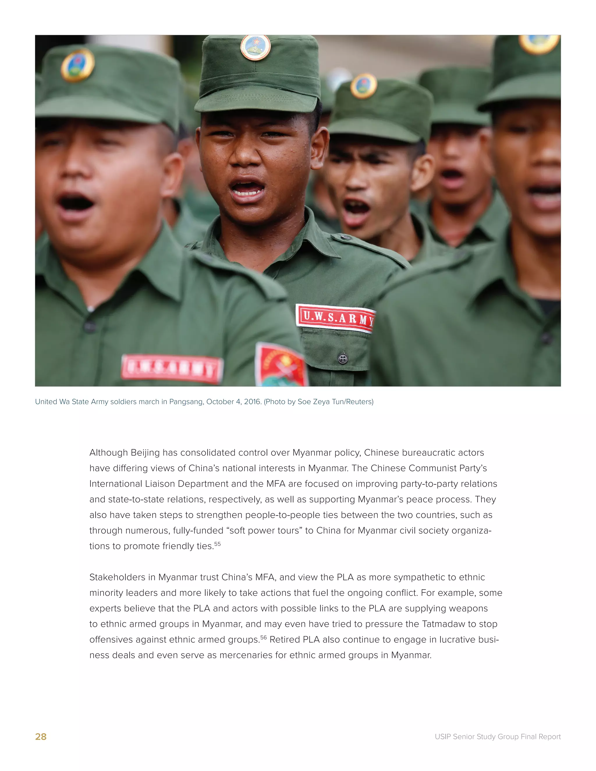 CHINA'S ROLE IN MYANMAR'S INTERNAL CONFLICTS | PDF