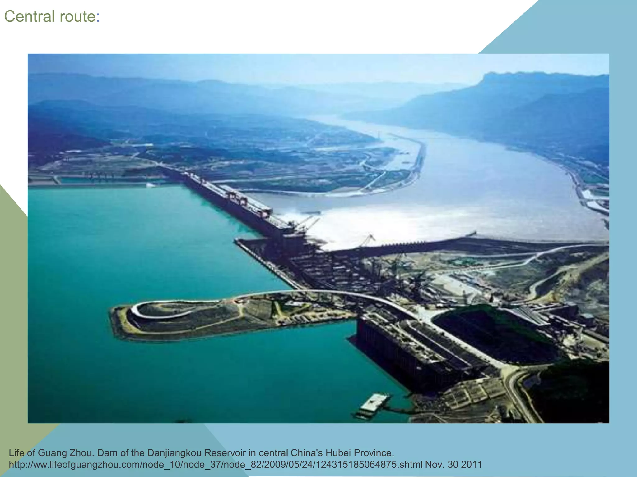 China's South-to-North Water Diversion Project APES | PPTX