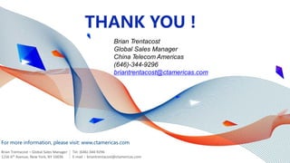 China Telecom Americas - General Overview | PPTX