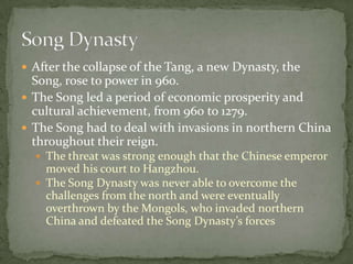 China & the mongols | PPTX