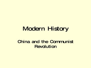 China Timeline | PPT