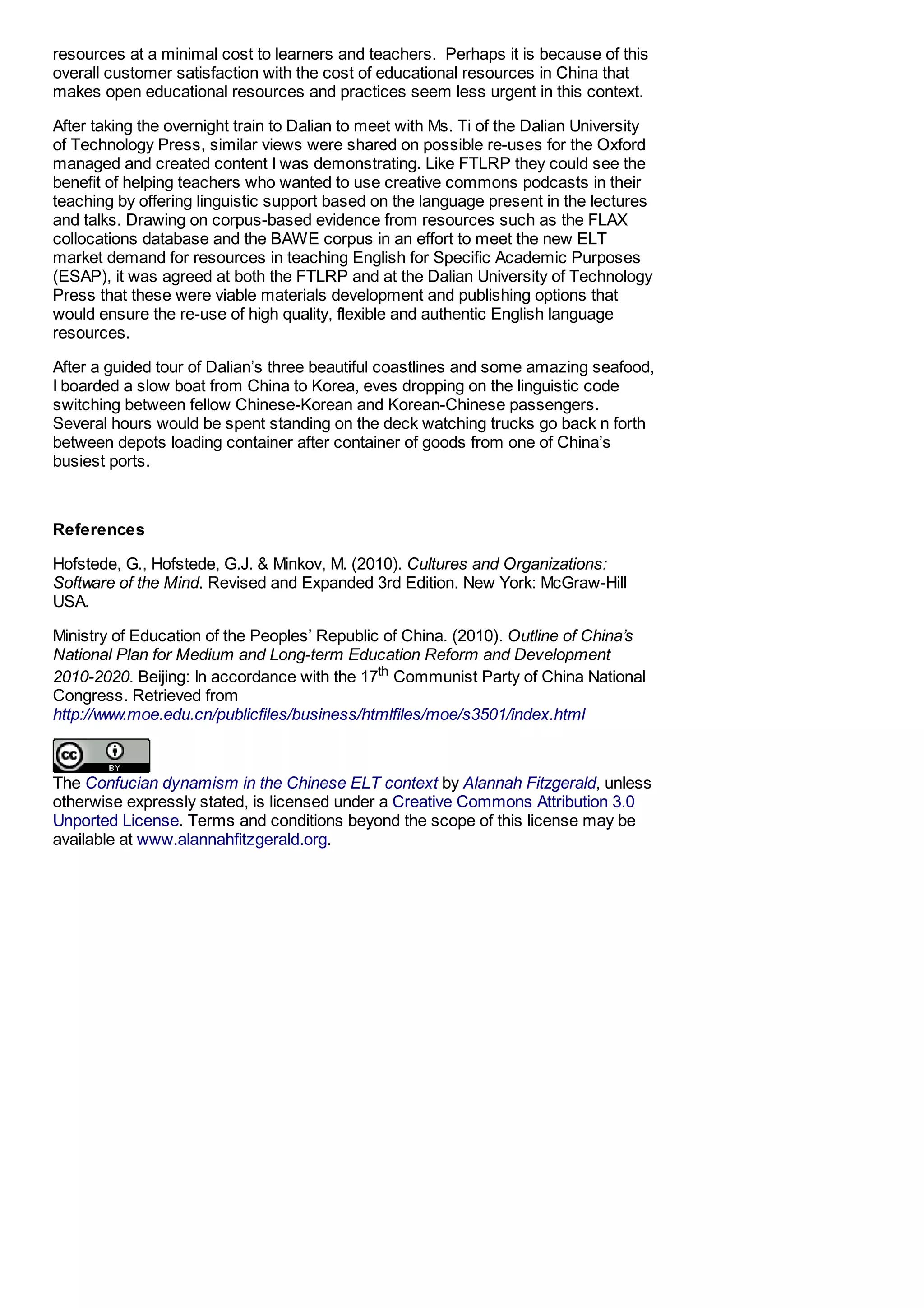 Confucian dynamism in the Chinese ELT context | PDF