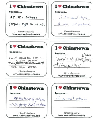 Chinatown i love chinatown cards | PDF