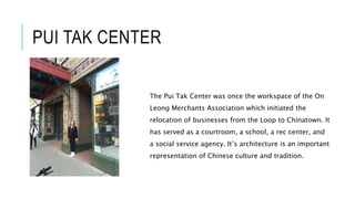 Chinatown ppt | PPTX
