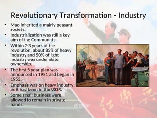 China Under Mao Z History introduction level intermediate | PPT