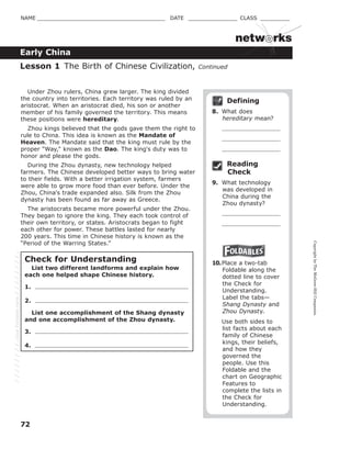China workbook | PDF