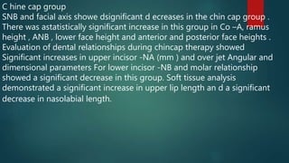 Chin cup for treatment of growing class III patient | PPTX