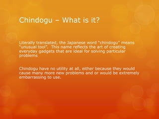 Chindogu | PPTX