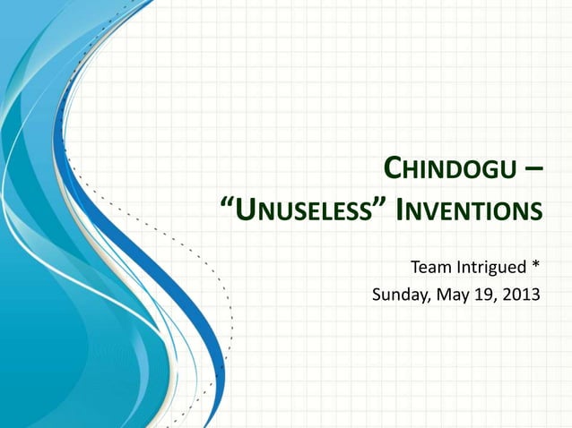 Chindogu | PPT