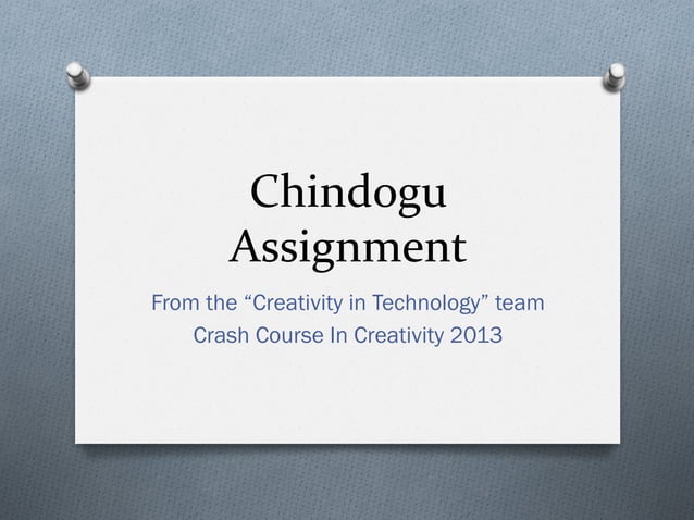 Chindogu draft | PPT