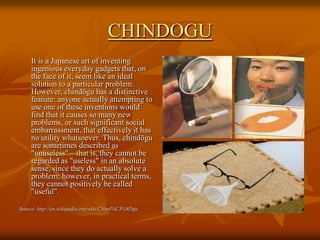 Chindogu | PPTX