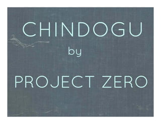 Chindogu project zero | PPT