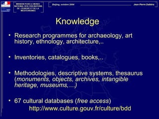 Towards new digital cultural spaces (archive 2004) | PPT