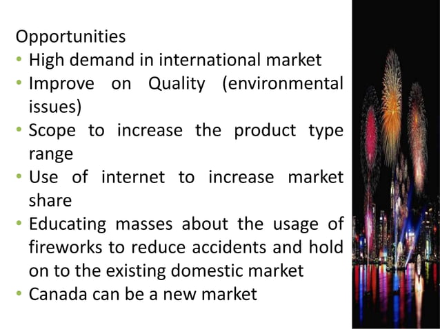 Chinease fireworkes industries- class presentation (sita) | PPT