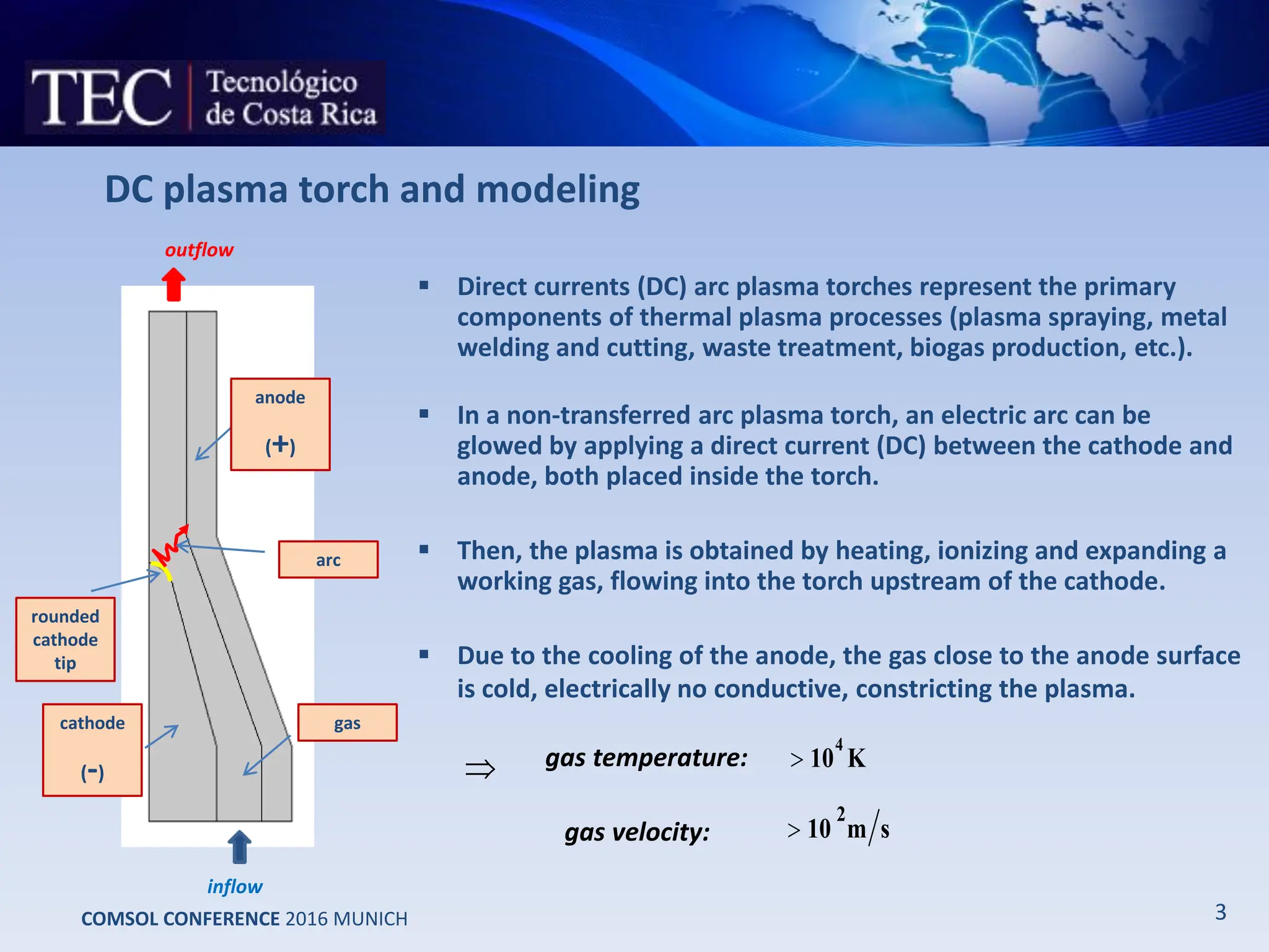A 2D model of a DC Plasma torch in comsol | PDF