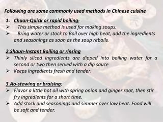 Chines cuisine | PPTX