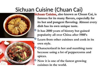 The cuisine of Chinese and gastronomy.ppt