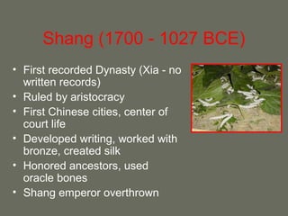 Chinese Dynasties Overview | PPT
