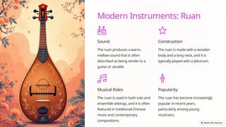 Chinese-Musical-Instruments equipment use in music of china.pptx