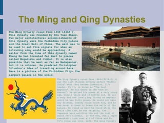 CHINA global project | ODP