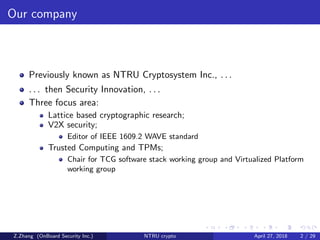 Lattice-based Signatures | PDF