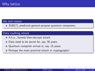 Lattice-based Signatures | PDF