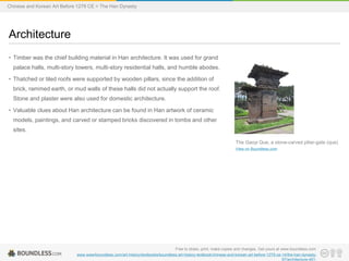 Chinese and korean art before 1279 boundless ppt | PPTX