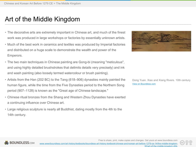 Chinese and korean art before 1279 boundless ppt | PPT