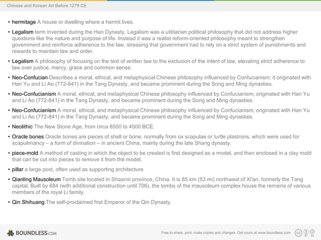 Chinese and korean art before 1279 boundless ppt | PPT