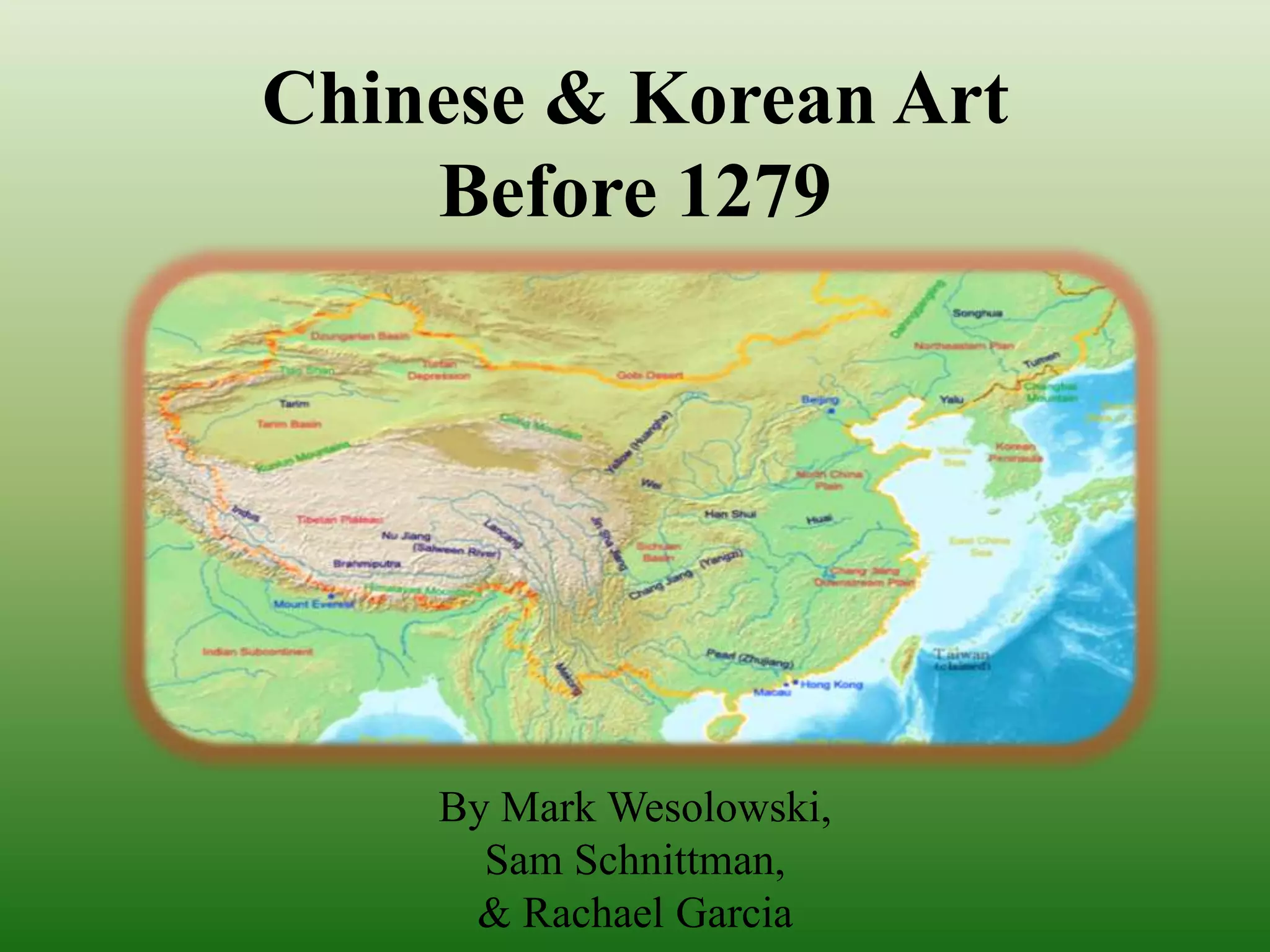 Chinese And Korean Art Slides [1] | PPTX