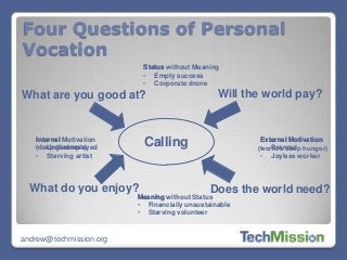 Marketplace Ministry & Vocation for Chinese Bible Church of Greater ...