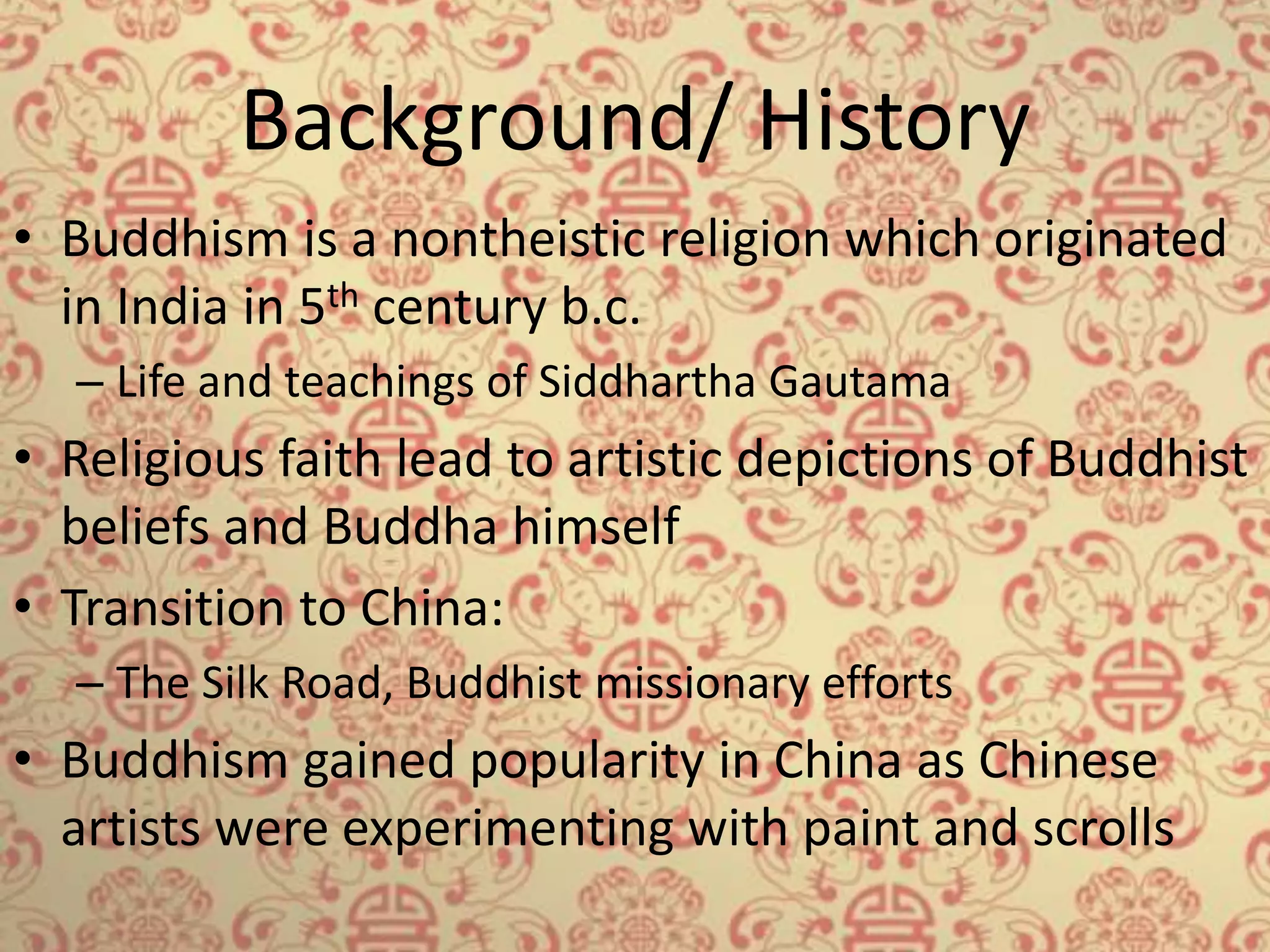 Chinese buddhist painting | PPTX