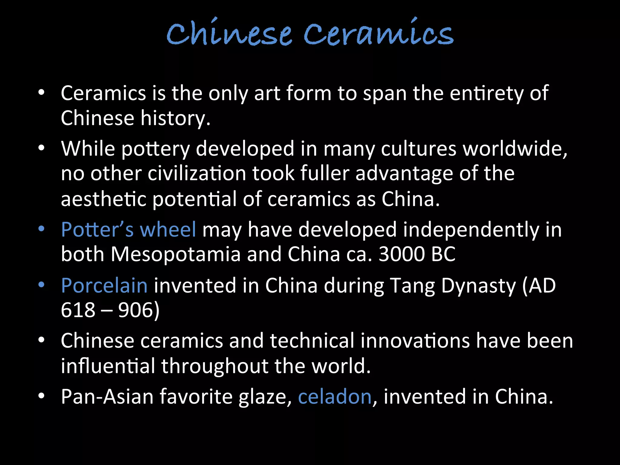 Chinese ceramics 1 | PDF