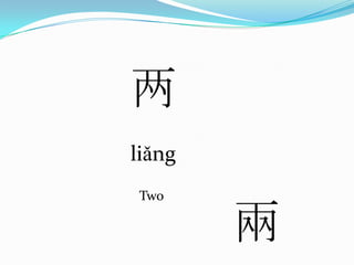 Chinese characters numbers | PPTX