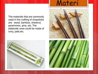 Chinese chopsticks | PPTX