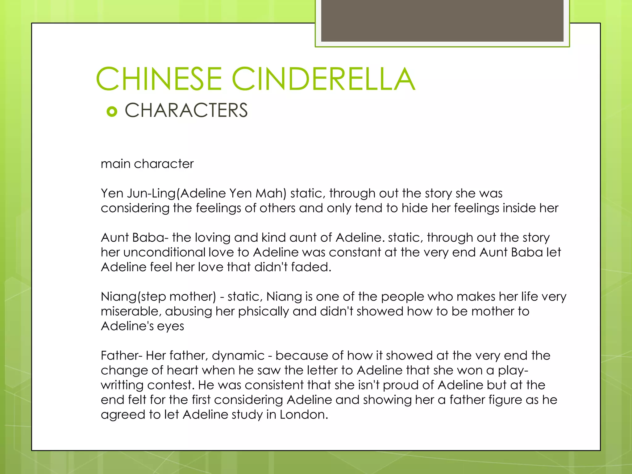 Chinese cinderella | PPTX