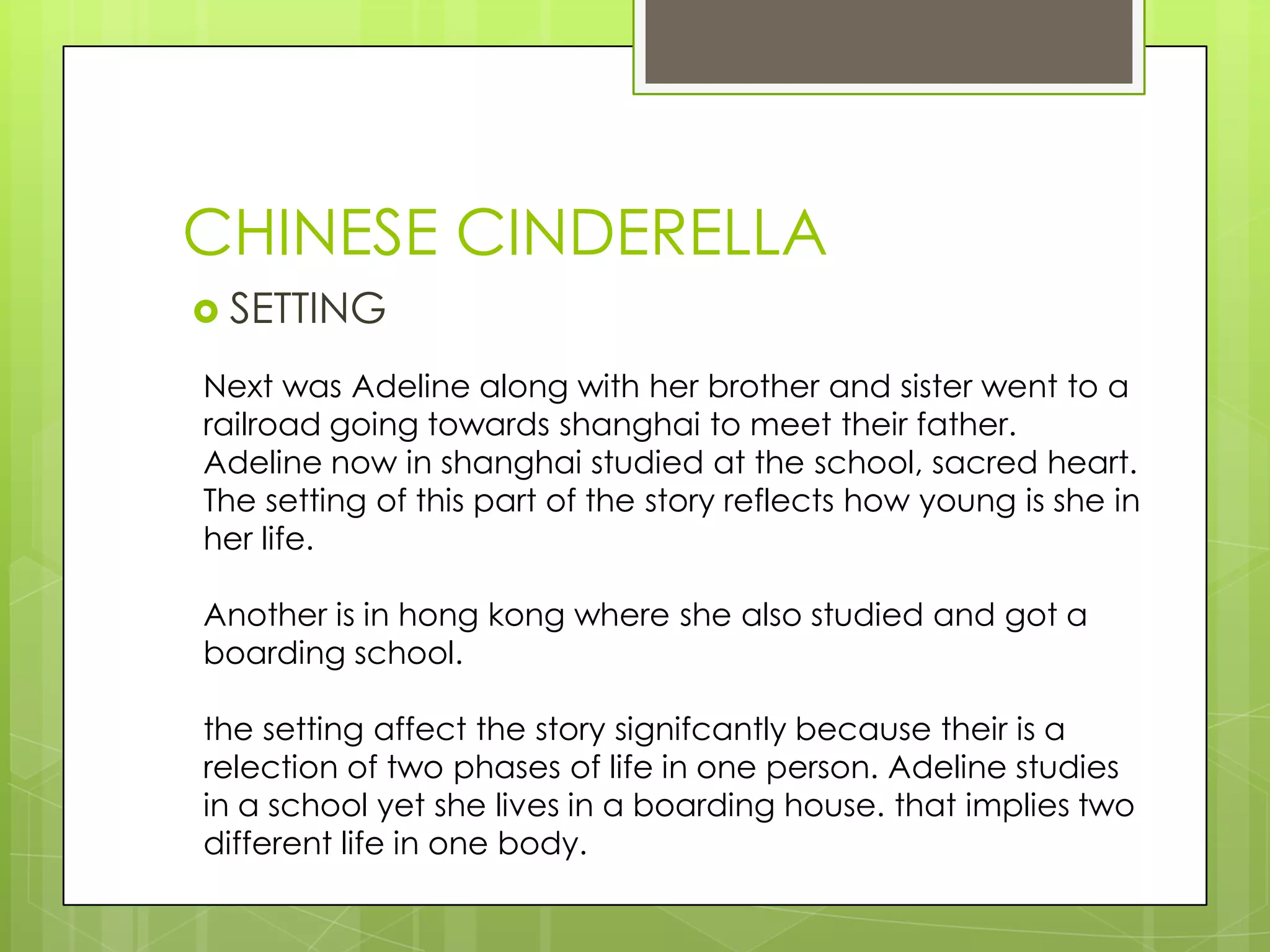 Chinese cinderella | PPTX
