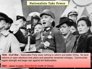 Chinese Communist Revolution Timeline | PPT