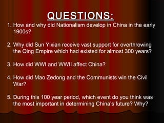 Chinese Communist Revolution Timeline | PPT