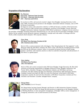 Chinese Company Analysis Sample Report | DOCX