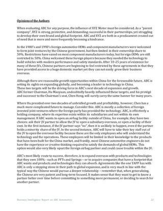 Chinese Company Analysis Sample Report | DOCX