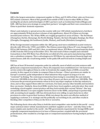 Chinese Company Analysis Sample Report | DOCX