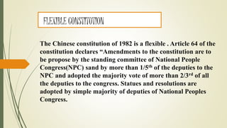 Chinese constitution | PPTX