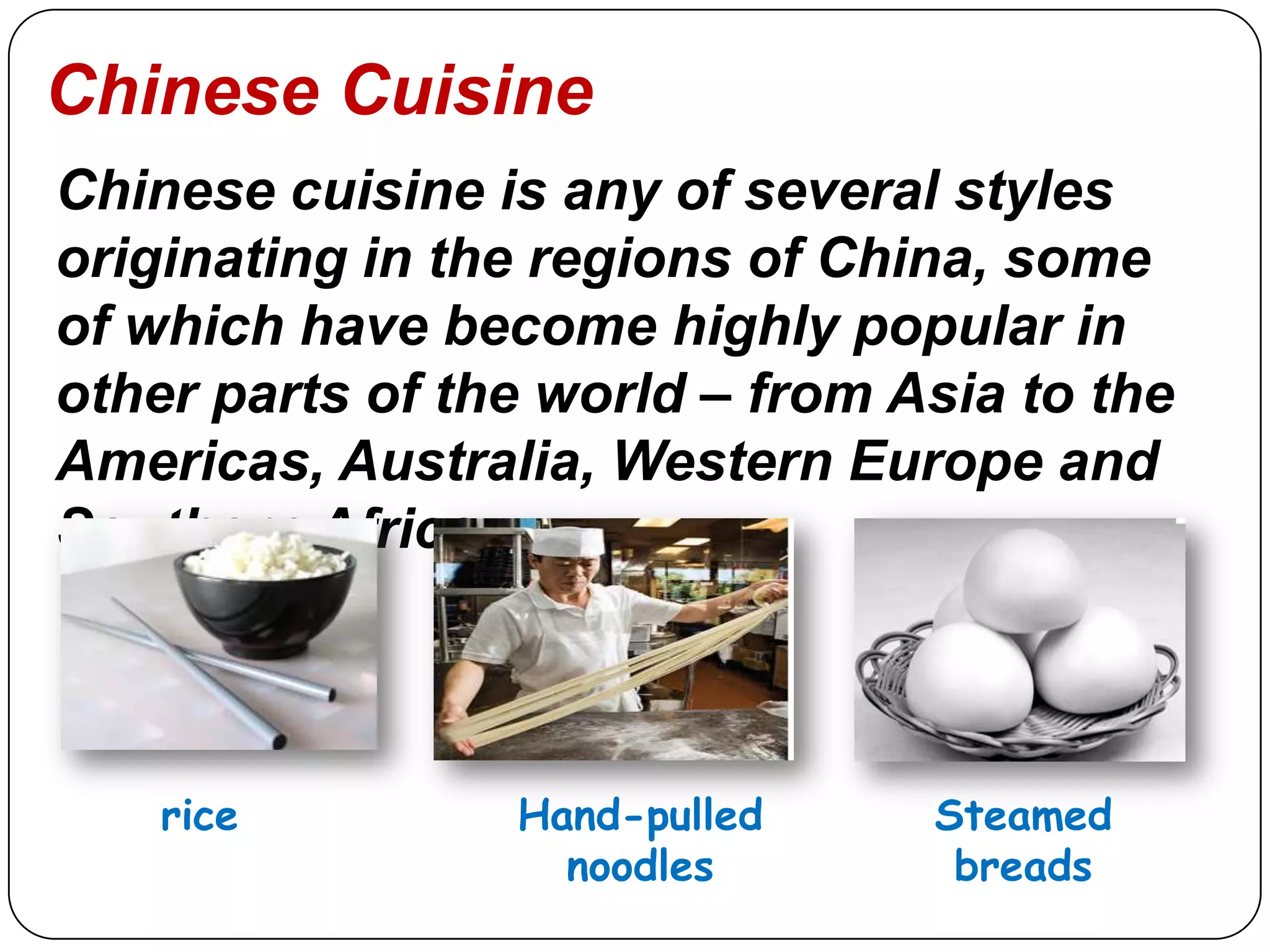 Chinese cuisine | PPTX