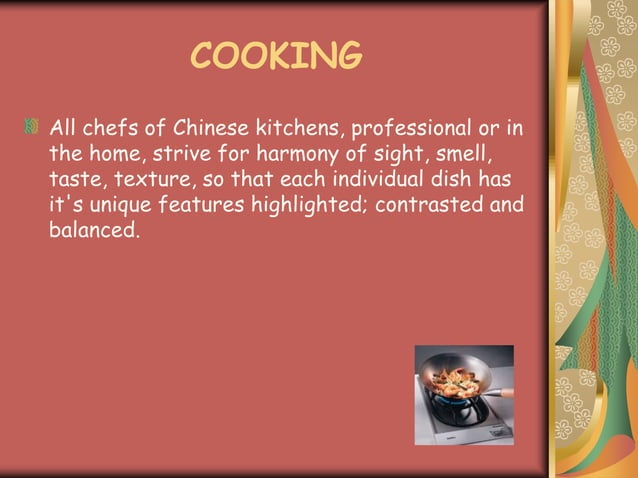 Chinese Cuisine......................... | PPT | Cooking | Food & Drink