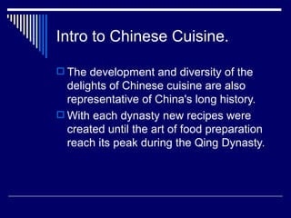 Chinese Cuisines | PPT