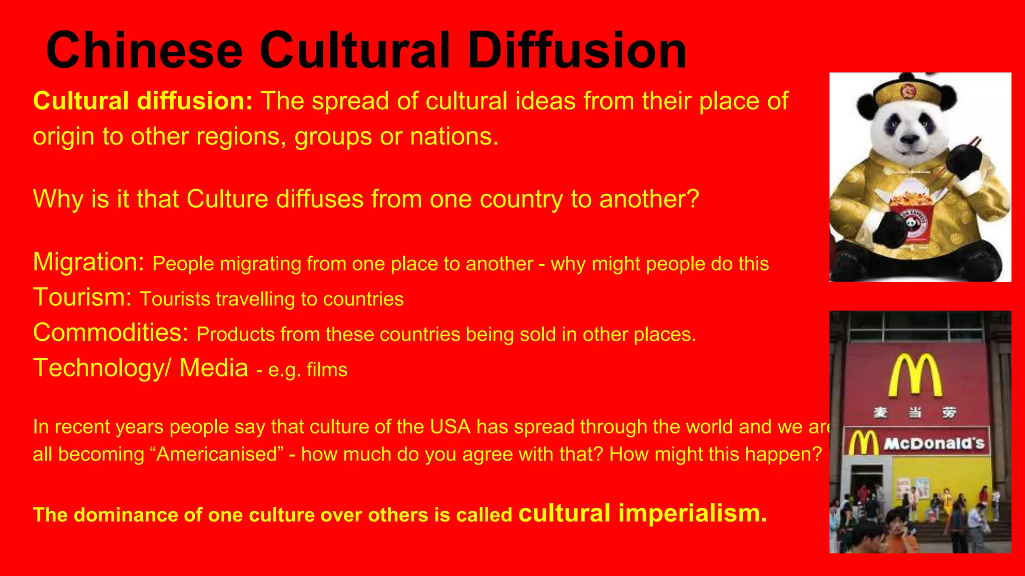 Chinese cultural diffusion | PPTX